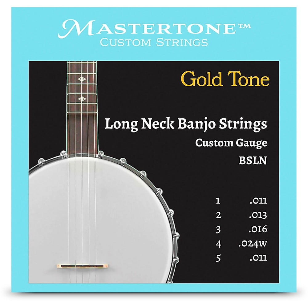 Gold Tone BSLN Long Neck Banjo Strings - Walmart.com