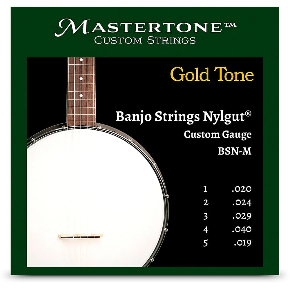 Gold Tone BSN-M Nylgut Medium Guage Banjo Strings - Walmart.com