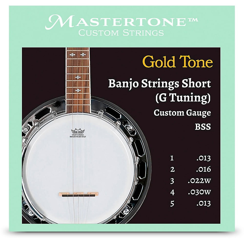 Gold Tone BSS Short (G Tuning) Banjo Strings - Walmart.com