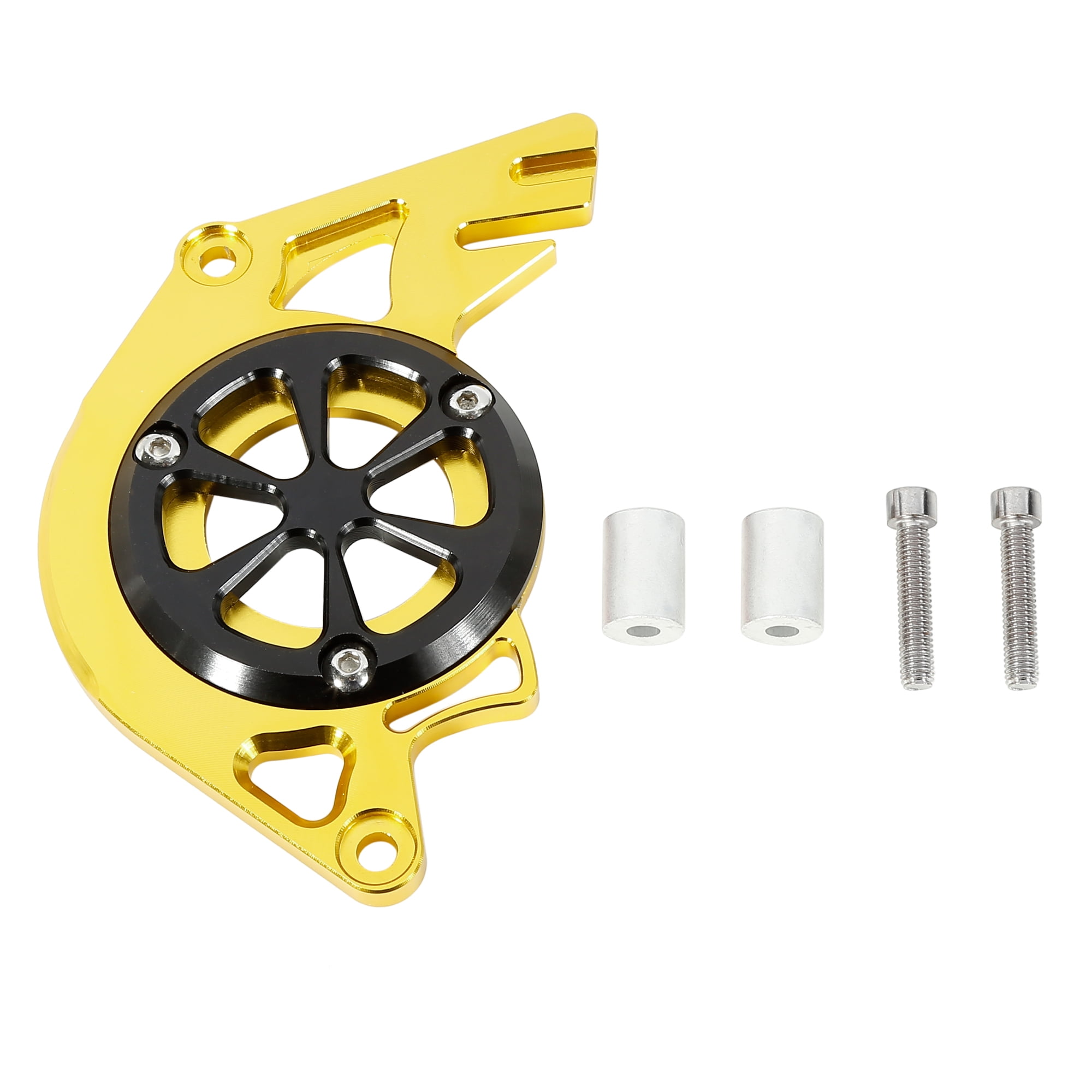 Gold Tone Black Motorbike CNC Aluminum Front Chain Guard Sprocket ...