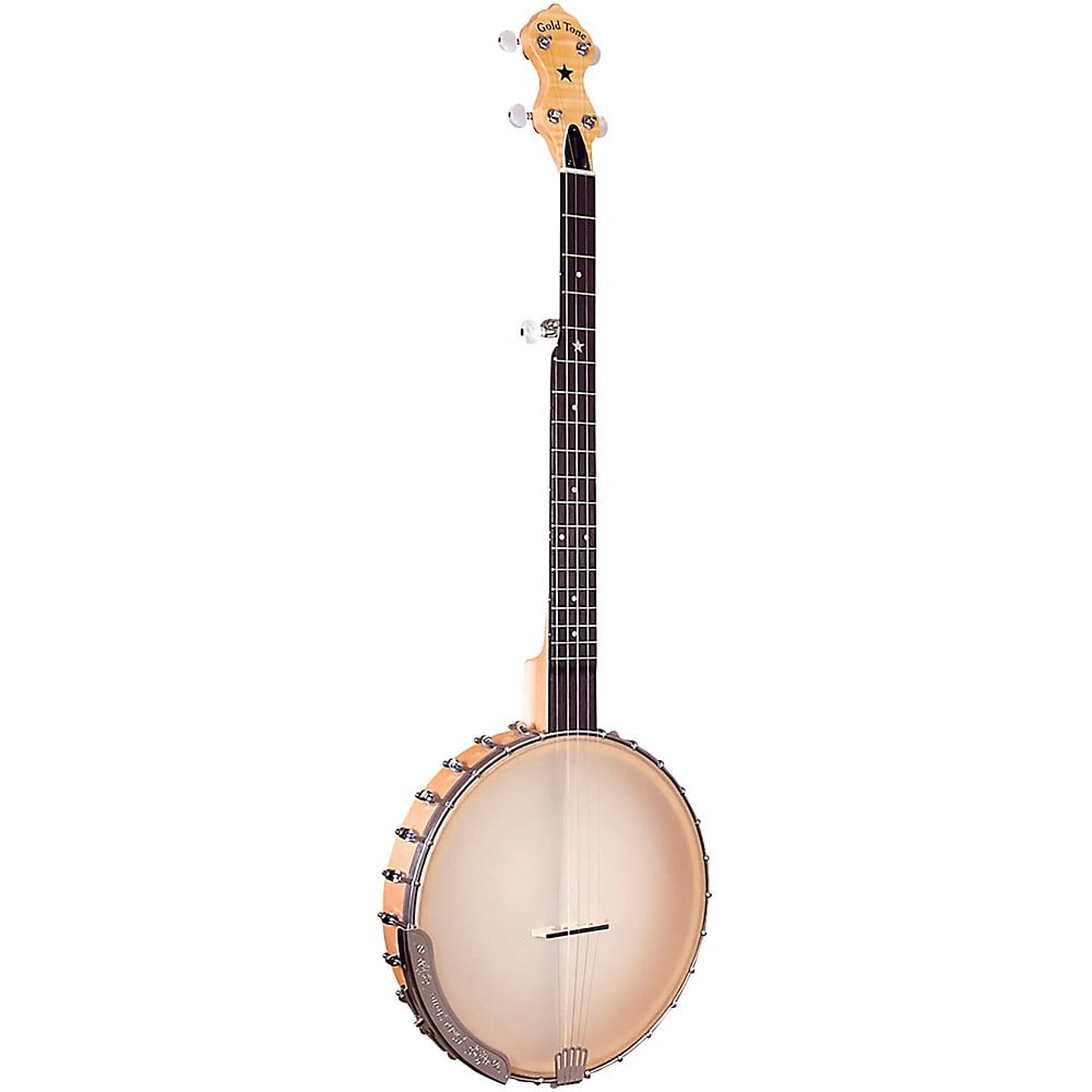 Gold Tone Bob Carlin Signature Series Left-Handed 12" Clawhammer Banjo ...