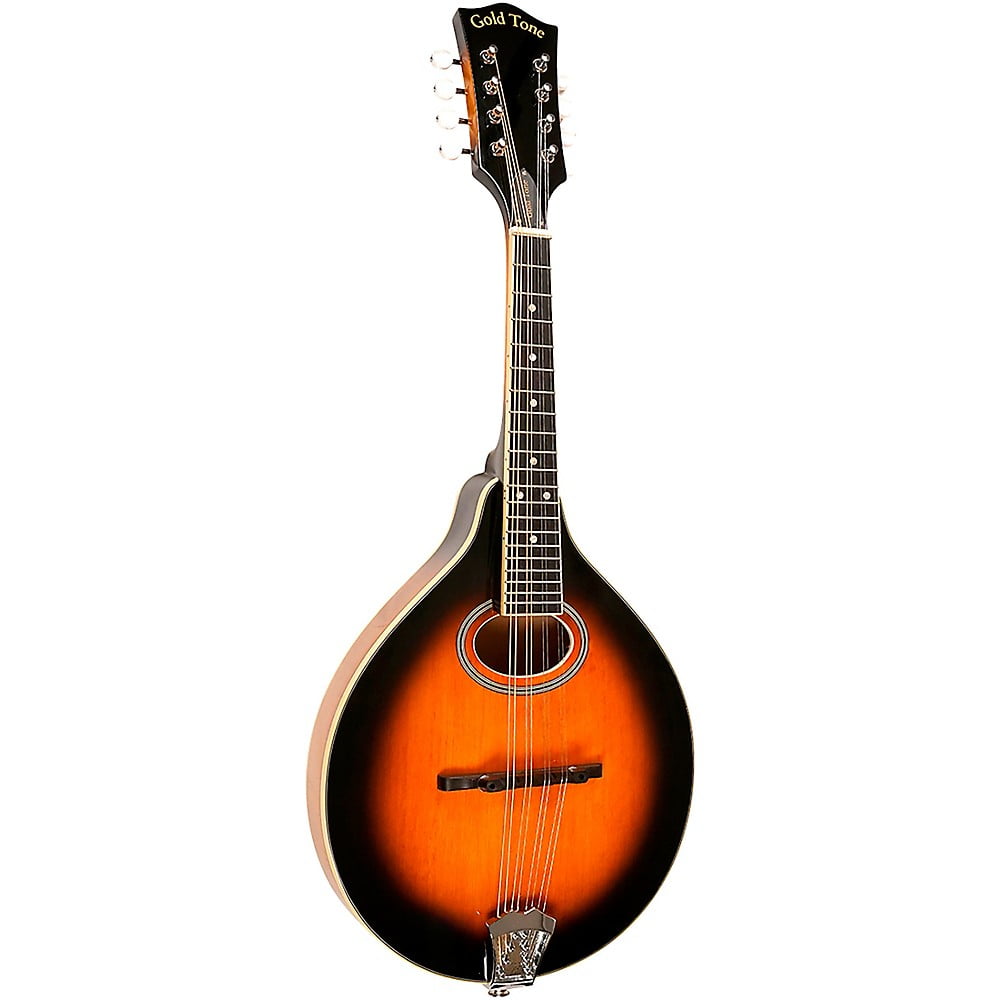 Gold Tone Left-Handed A-Style Mandolin with Pickup Vintage Sunburst ...