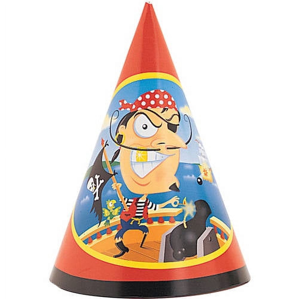 Gold Tooth Pirate Party Hats, 8ct - Walmart.com
