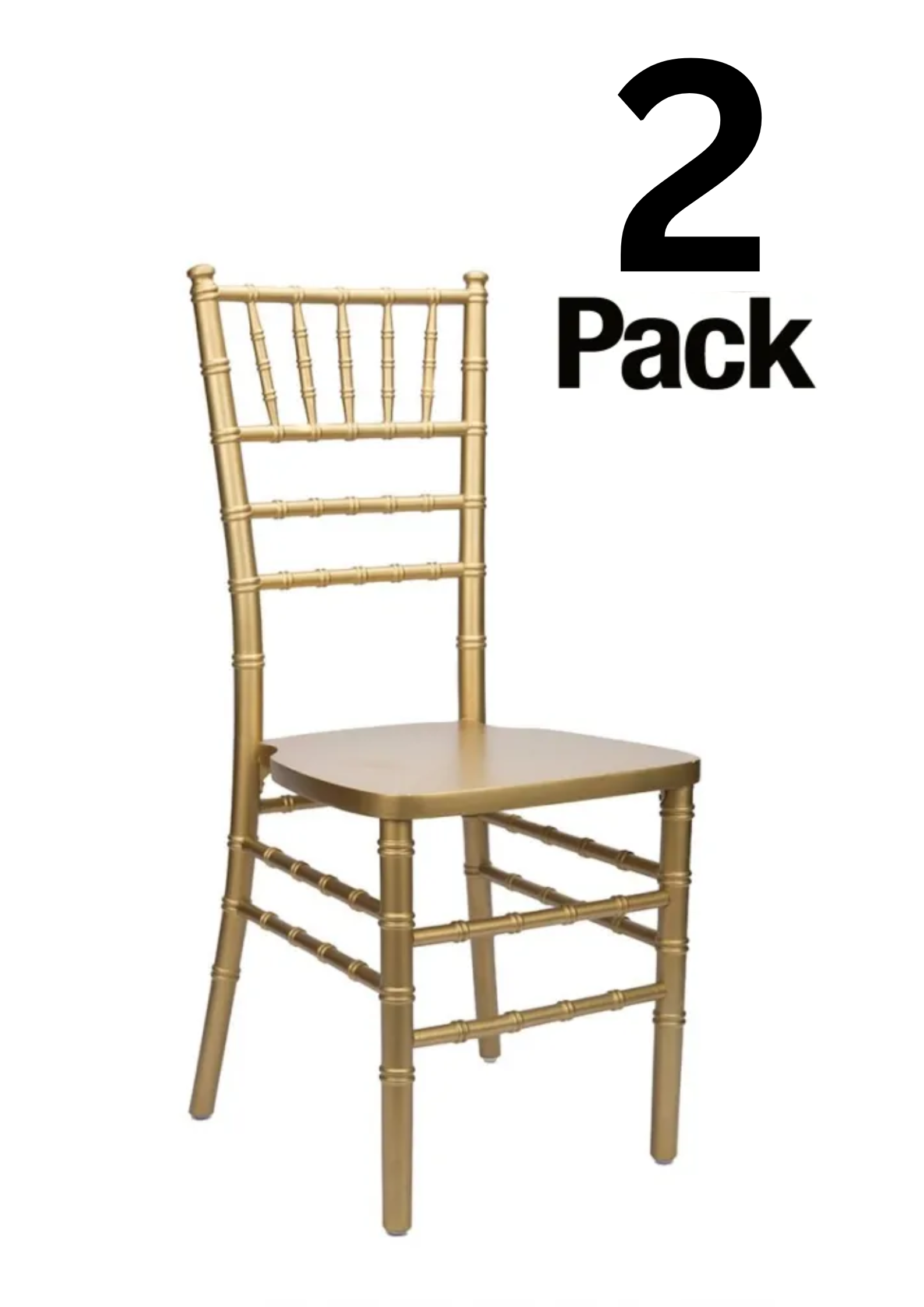 Gold ToughWood Chiavari Chair by Chivari, 2 Chair Bundle by Chivari ...