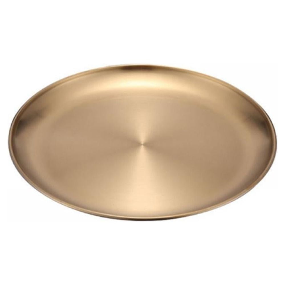 Gold Tray,Round Gold Tray,Jewelry Organizer,Gold Trays for Dessert ...