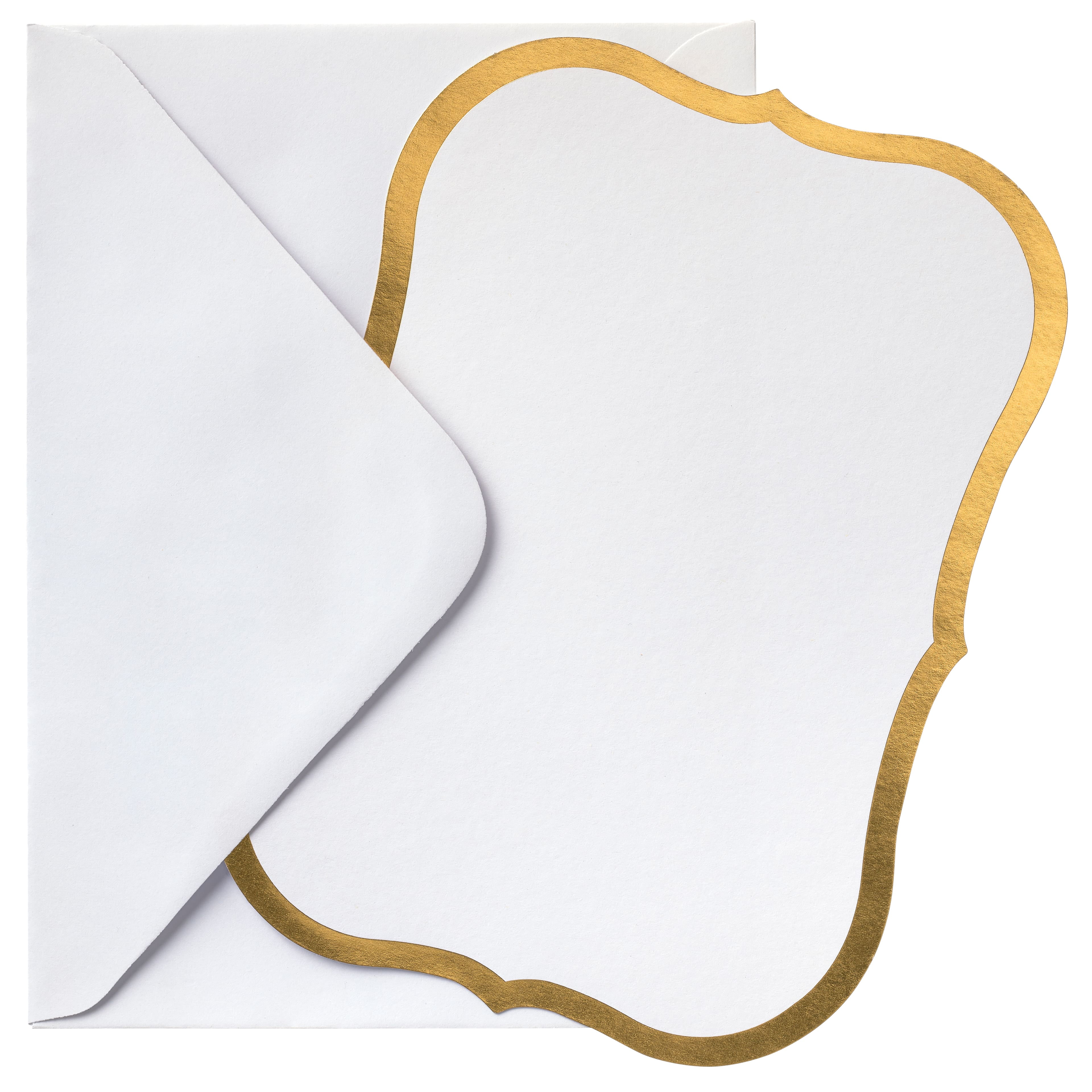 Gold Trim Shield Cards with Envelopes by Recollections™ - Walmart.com