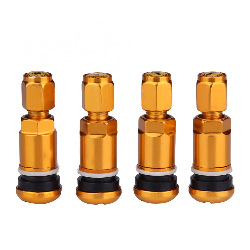 Gold-Universal Air Strut Stem Caps, Aluminum Alloy, Car, Motorcycle ...