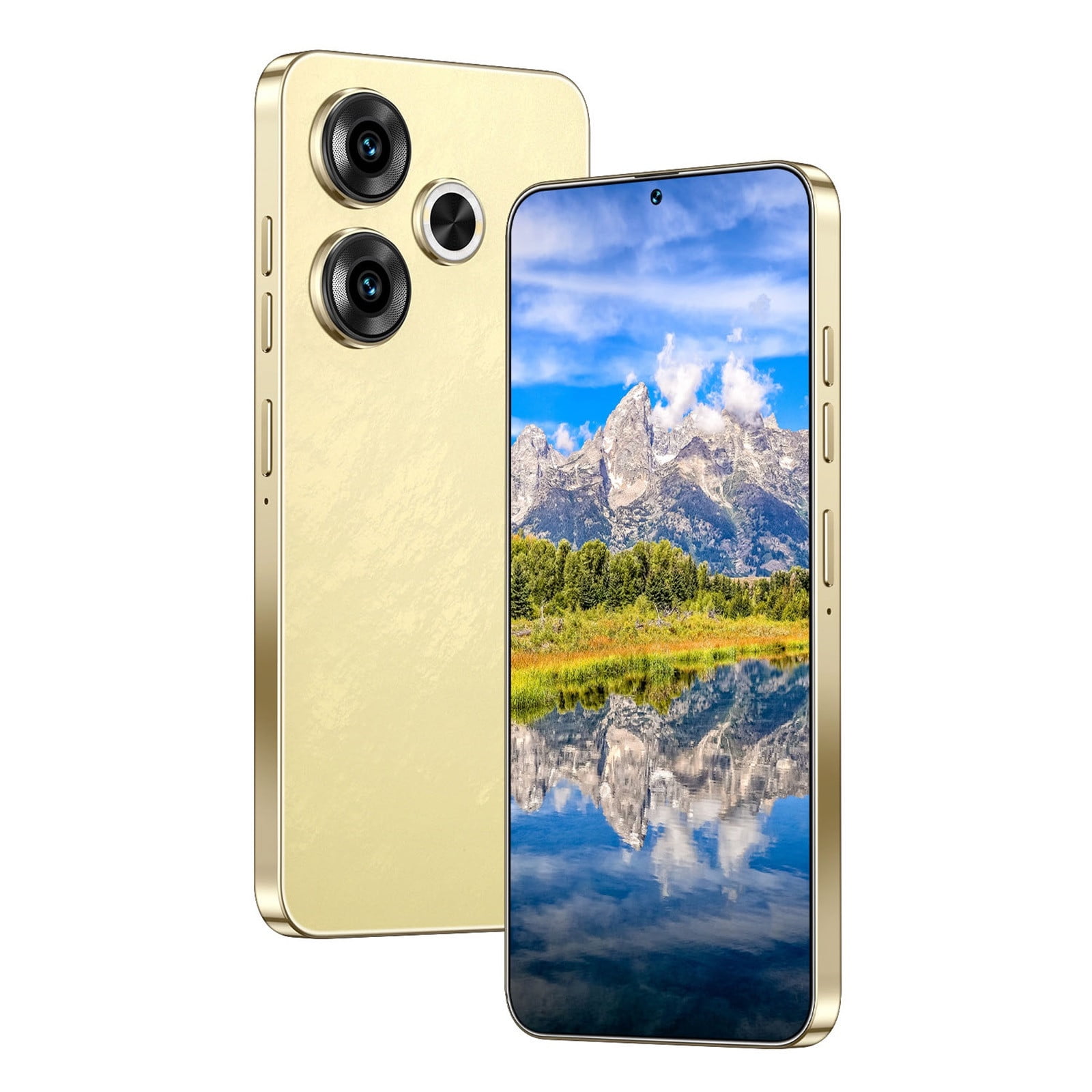 Gold Unlocked Android Smartphone 6.8 Inch Hd Display 16Gb Rom 2Gb Ram ...