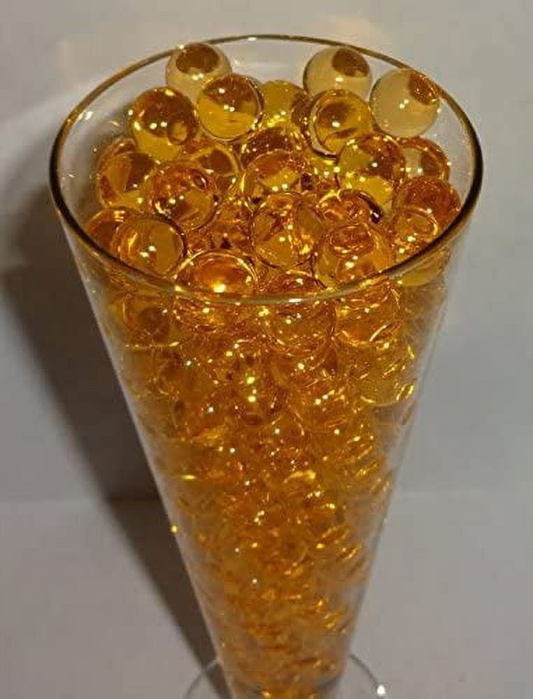 Gold Water Beads Vase Fillers for Use with LED Water Submersible Lights ...