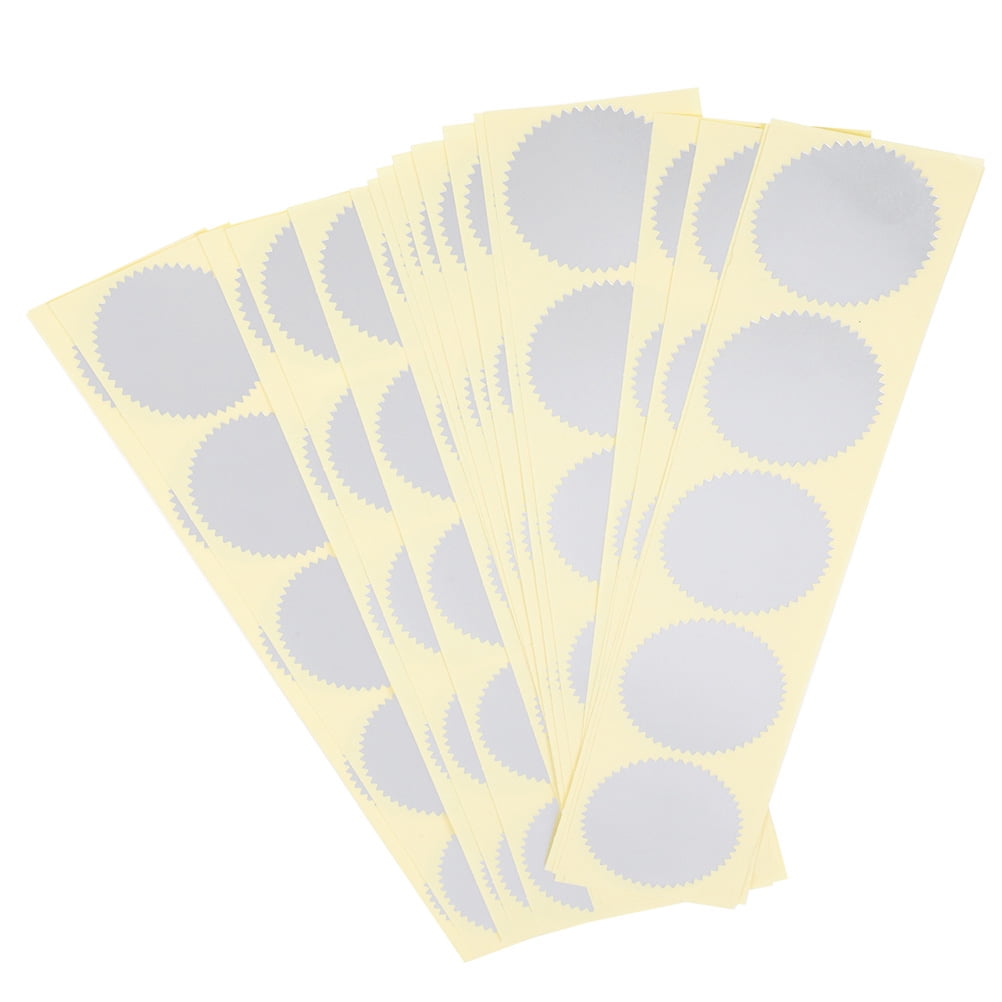 Gold Wedding Decor Embossed Circle Sticker Labels Metal Seal Stickers ...