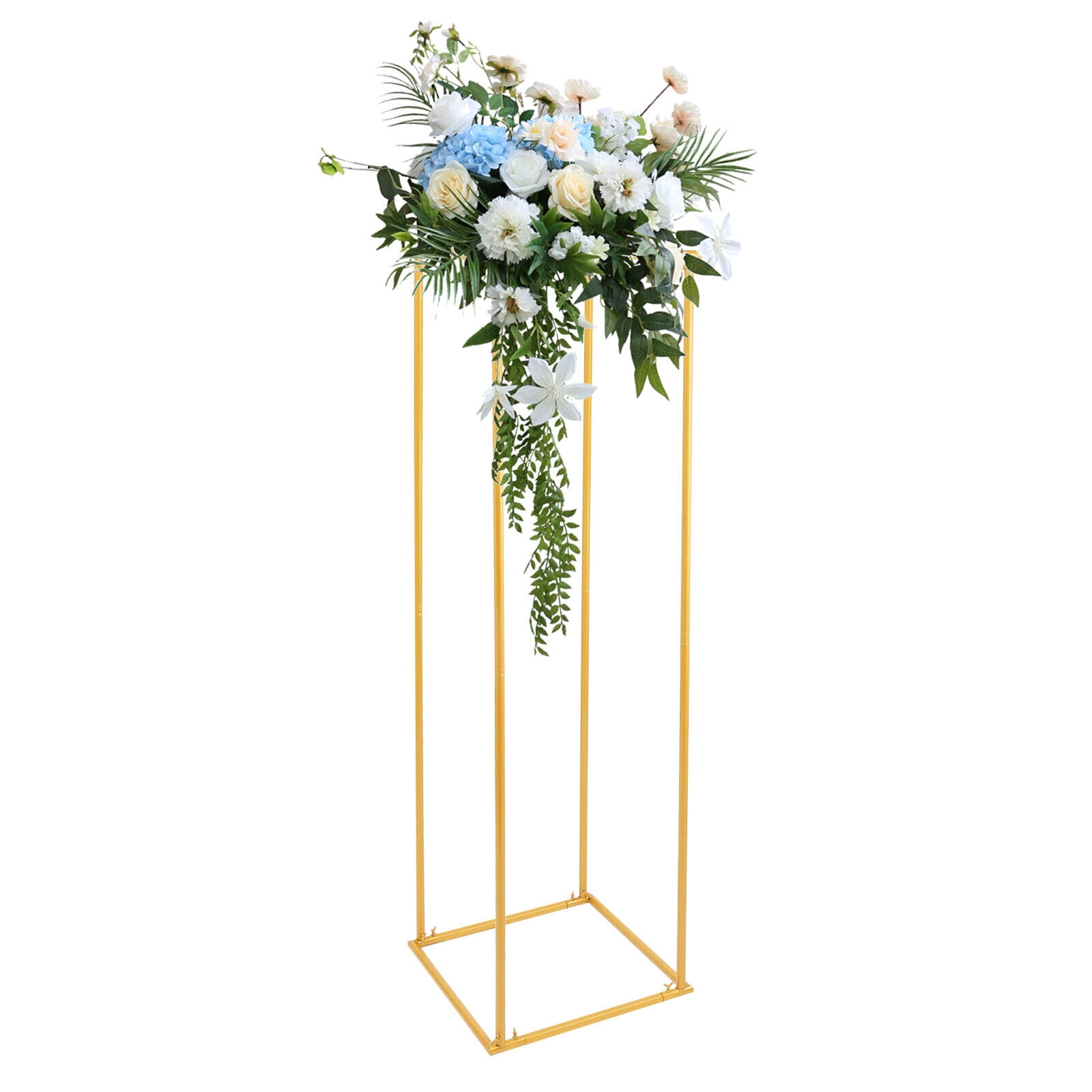 Gold Wedding Flower Vase Tabletop Flower Stand Floor Vases Metal ...