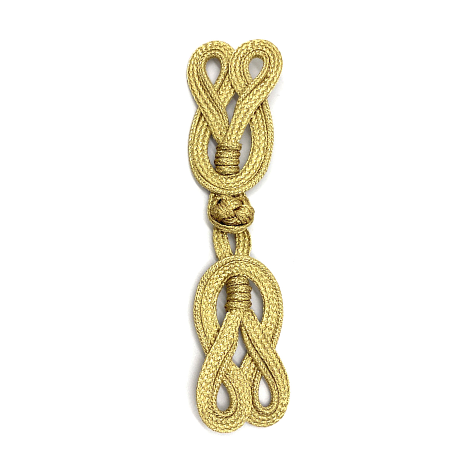 Gold Wire Chinese Buttons Closure Knot Fastener Sewing Handmade Flower ...