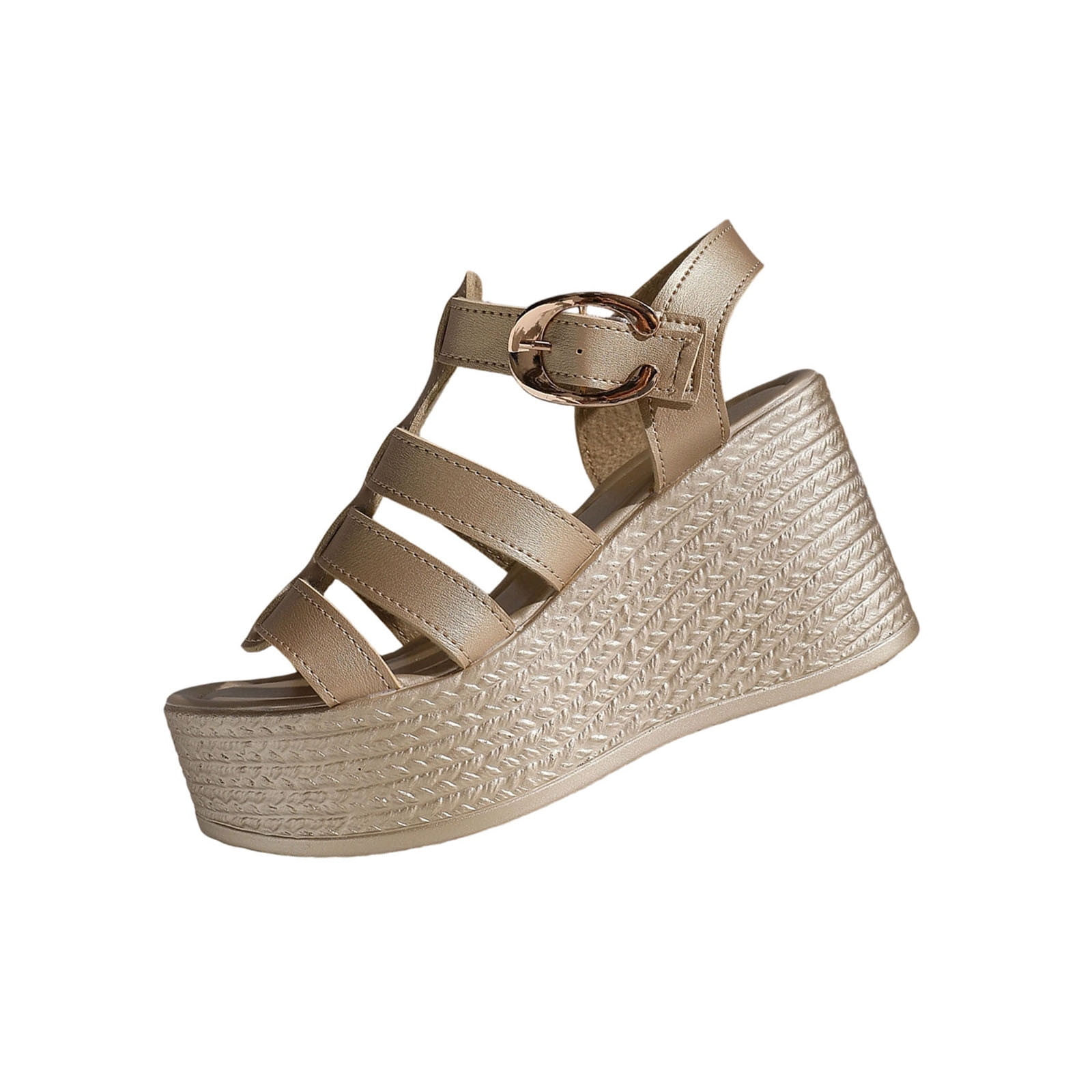 Gold Women Fashion Forward Everyday Comfortable Extended Range Monotone ...