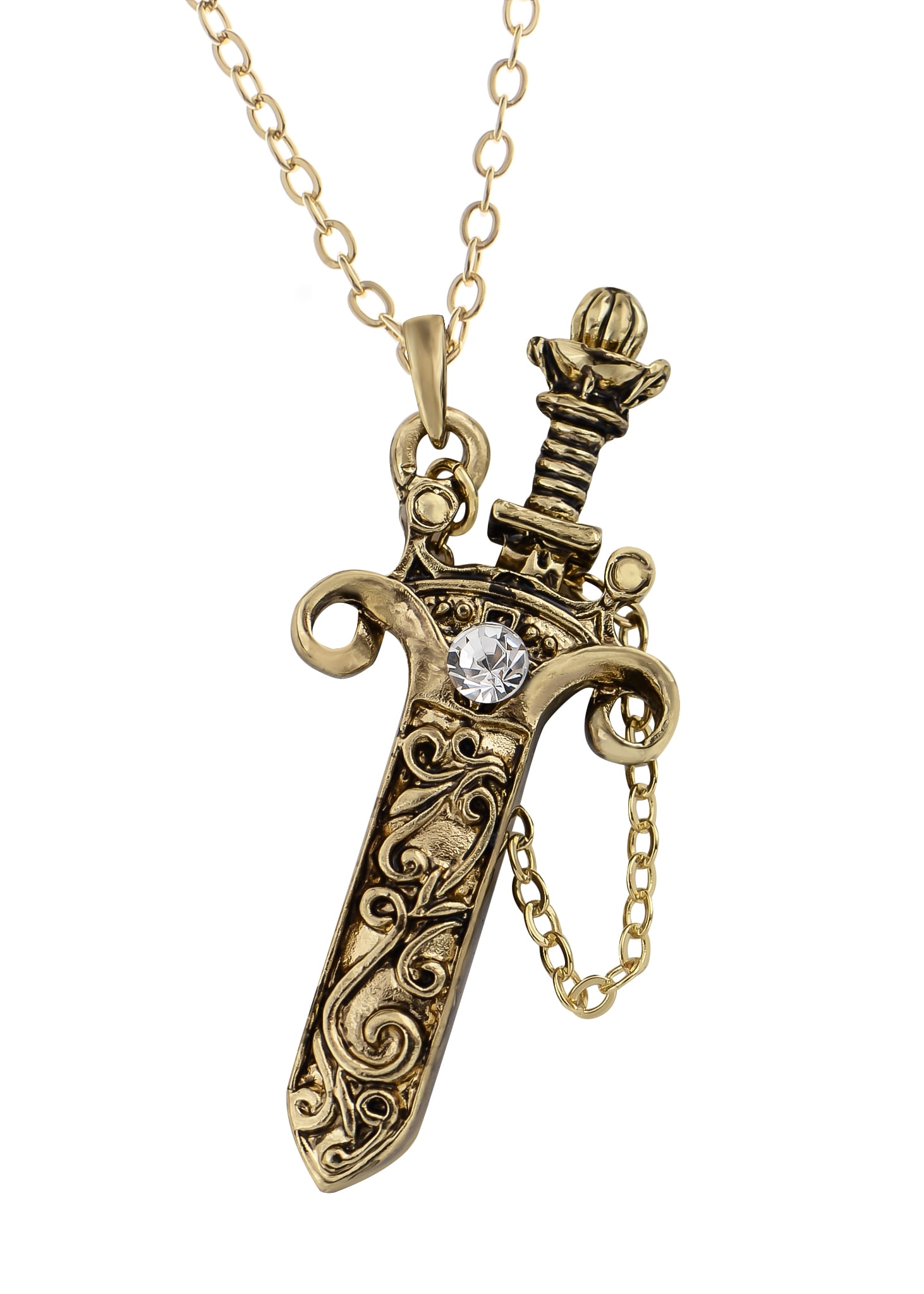 Gold Women Royal Sheathed Dagger Sword with Engraved Handle Medieval ...