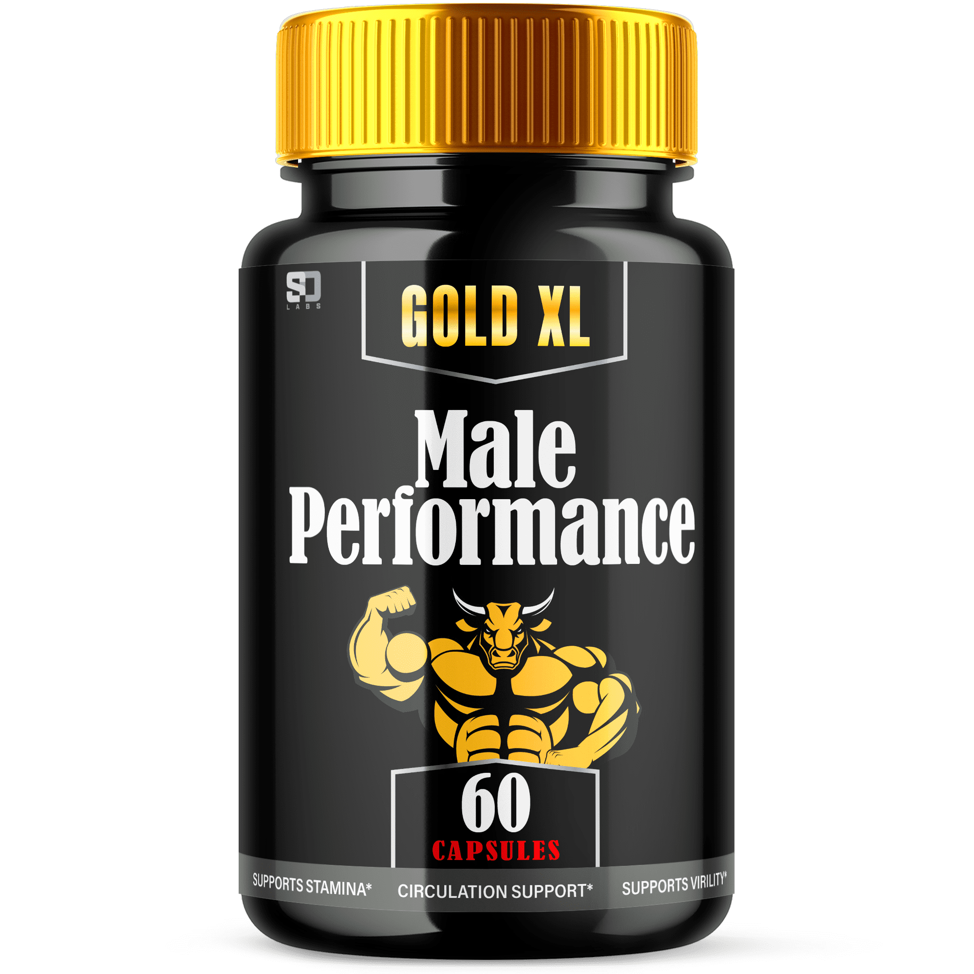 Gold XL for Men Advanced Formula Supplement with Premium Ingredients 60 ...