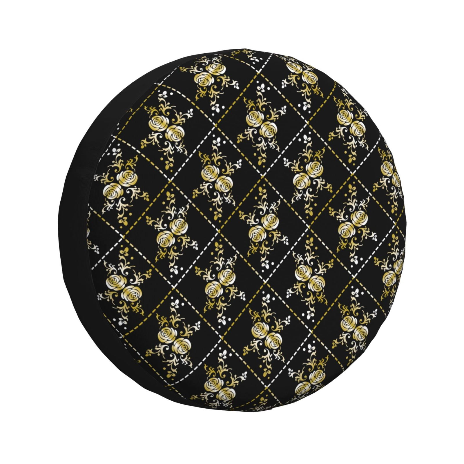 Gold lightning Rose Spare Tire Cover for Trailer Camper RV Truck SUV 17 ...