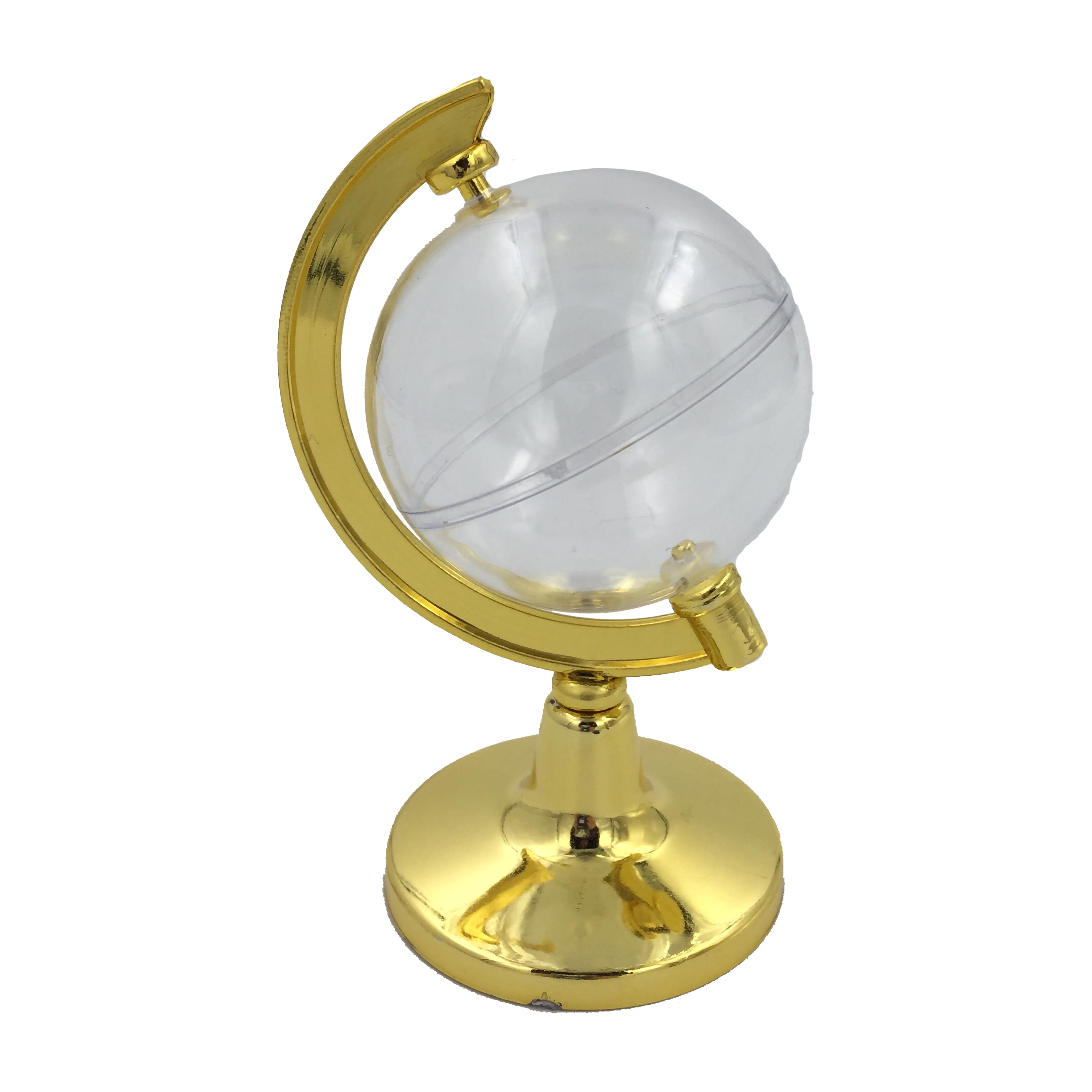 Gold mini globe candy container set of 10 - Walmart.com