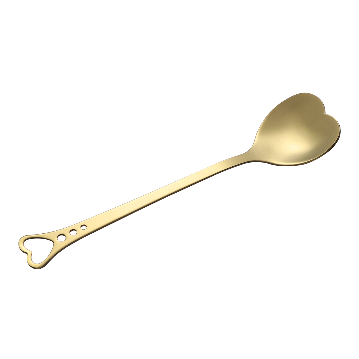 Gold-plated Heart-shaped Spoon Home Dining Utensil Baby - Walmart.com