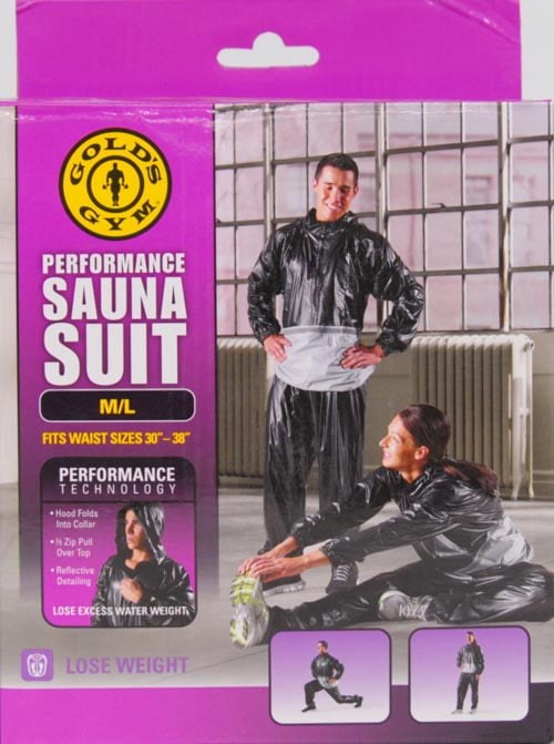 Gold's Gym Performance Sauna Suit, Medium/Large - Walmart.com