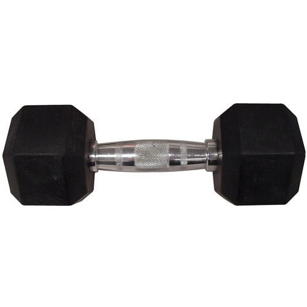 Golds Gym 30 lb Rubber Hex Dumbbell for Strength Training - Walmart.com