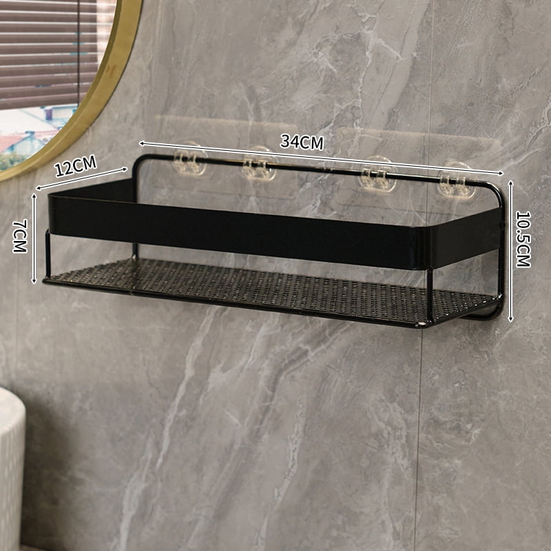 Gold storage rack without punching bathroom rack toilet washbasin wall ...