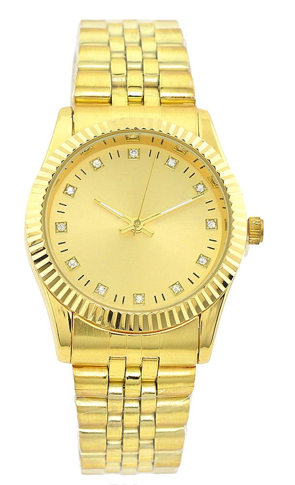 Gold-tone Classic Ladies clubbing business watch 63mm 10mm thick. Gold ...