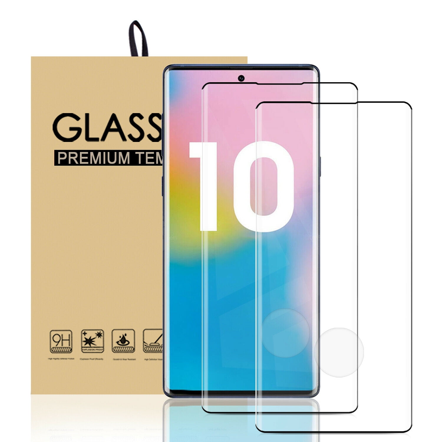 GoldCherry For Samsung Galaxy Note 10 Screen Protector,[Full Coverage ...