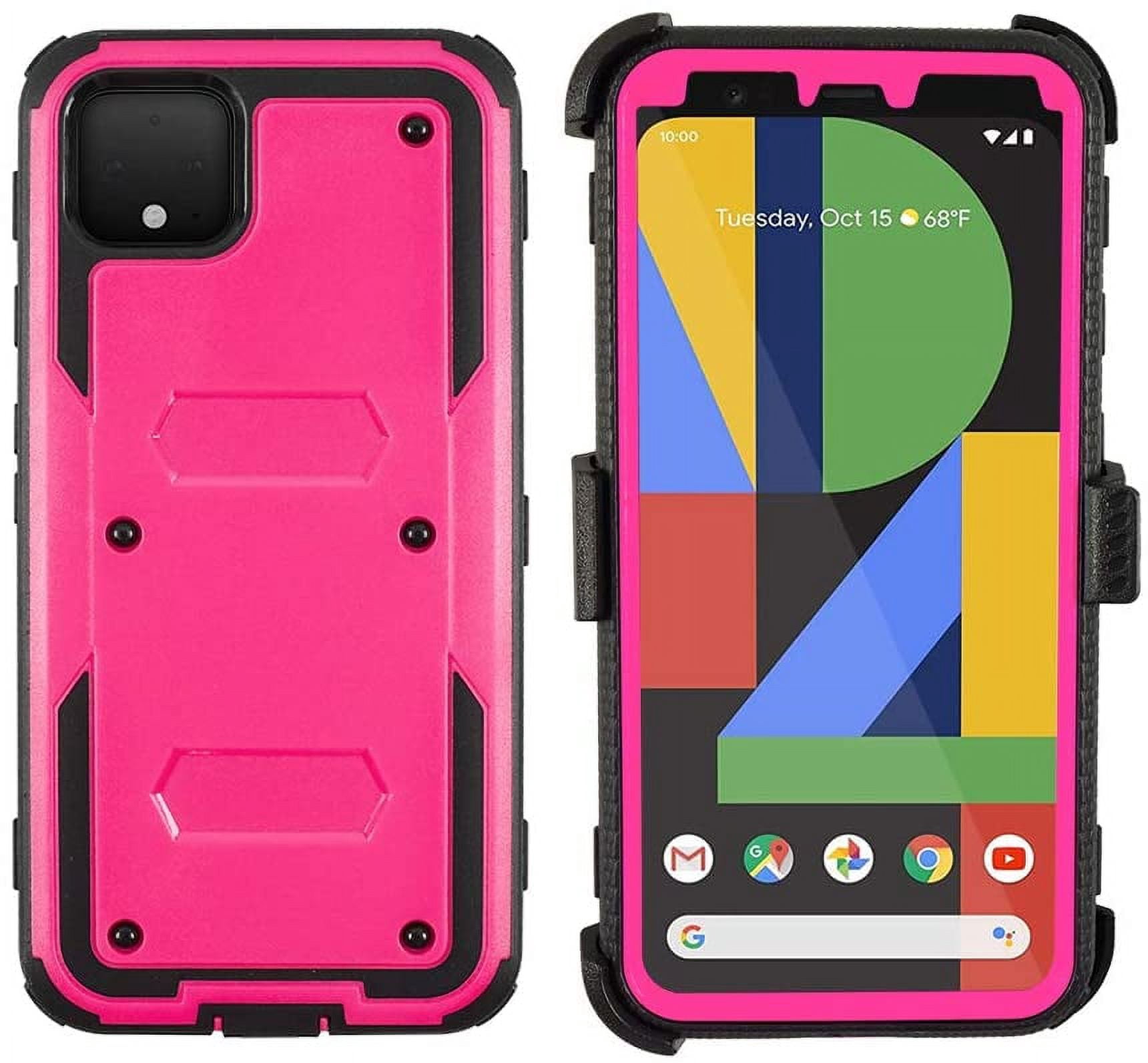 GoldCherry for Google Pixel 4XL 6.3 inch Case, Heavy-Duty Full-Body ...