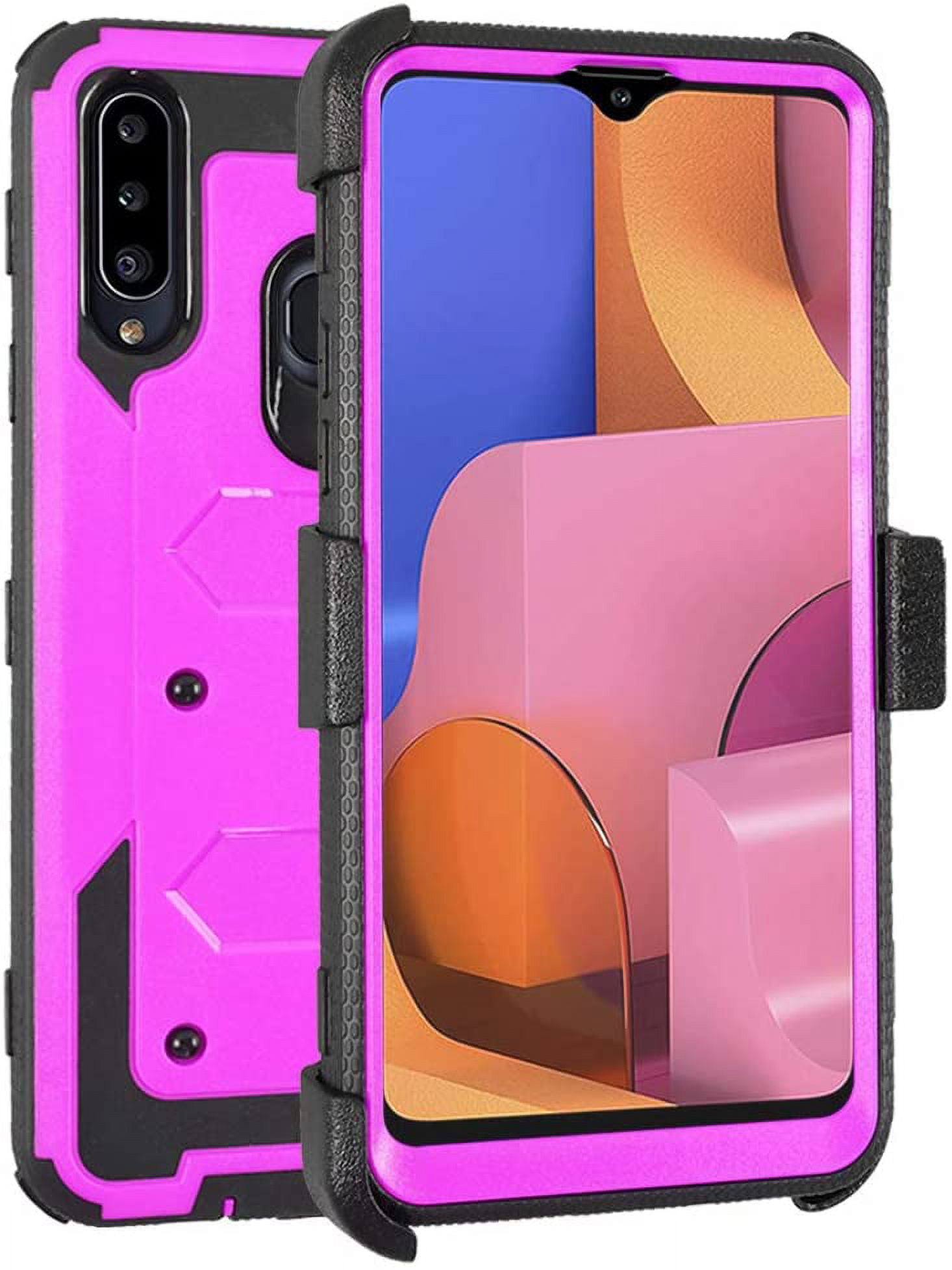 GoldCherry for Samsung Galaxy A20S Case, Heavy Duty Shock-Absorption ...