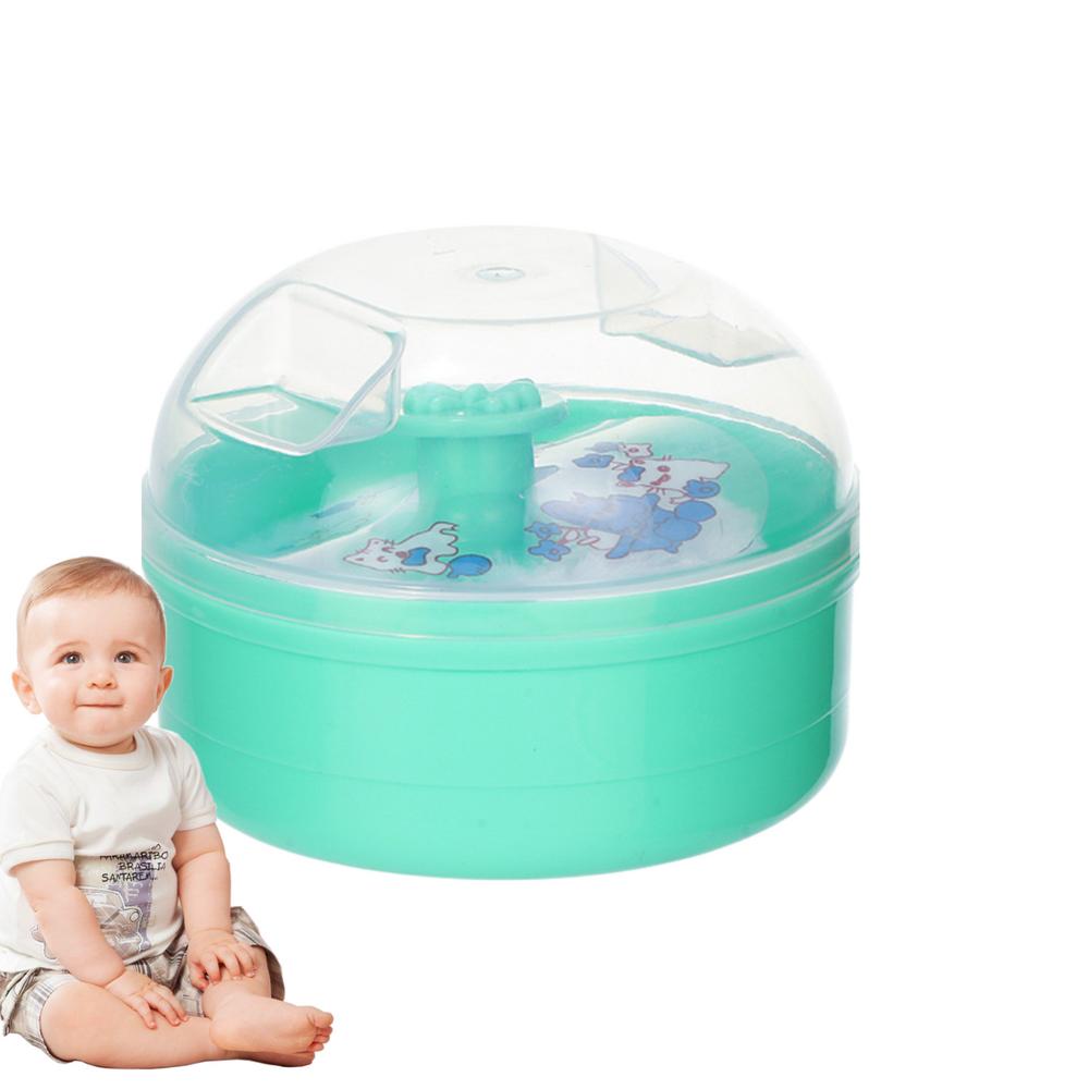 GoldCister Dusting Powder Puff Dusting Powder Applicator and Container ...