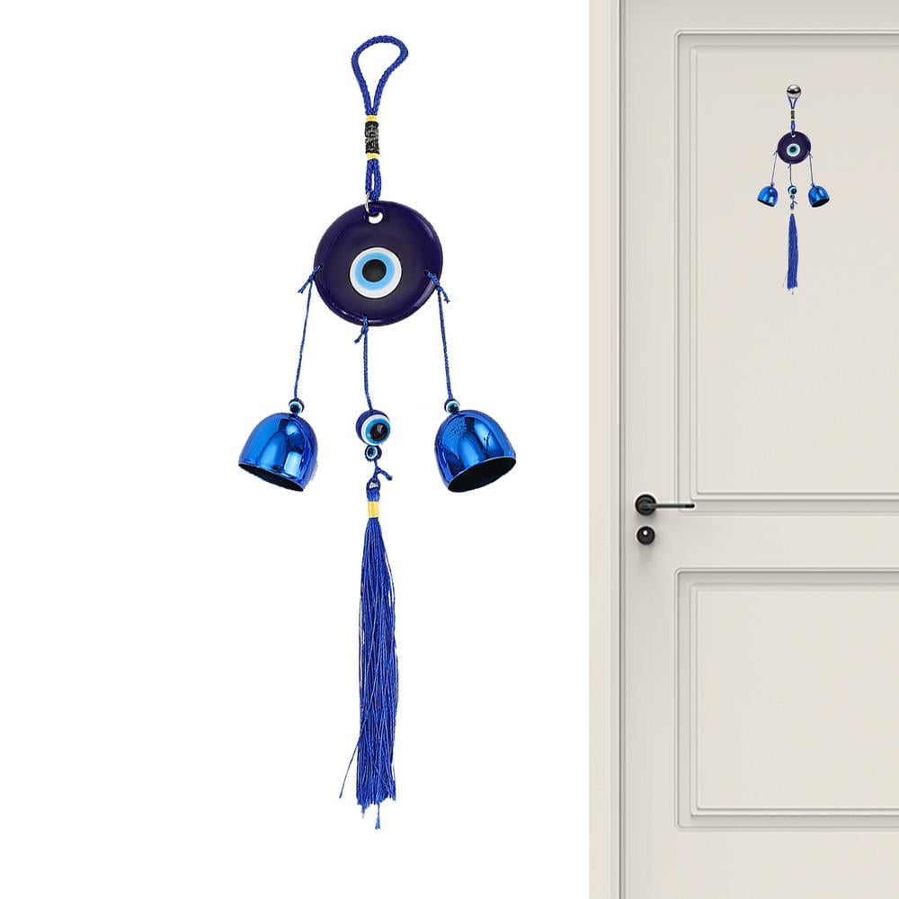 GoldCister Evil Eye Wind Chime Metal Evil Eye Windcatcher Attractive ...