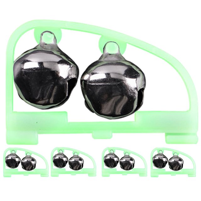 GoldCister Fishing Bells for Rods Night Fishing Glowing Bells Set of 5 ...