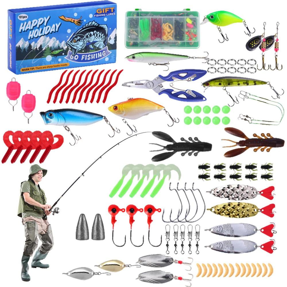 GoldCister Fishing Lure Sets For Freshwater 101X Fishing Lure Sets ...