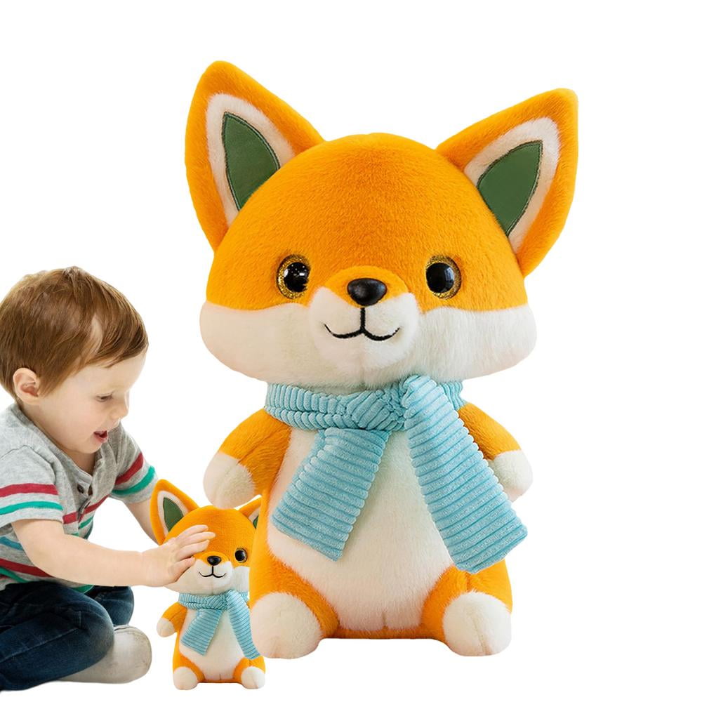 GoldCister Fox Stuffed Animal Soft Plush Fox Soothing Cute Fox Toy with ...