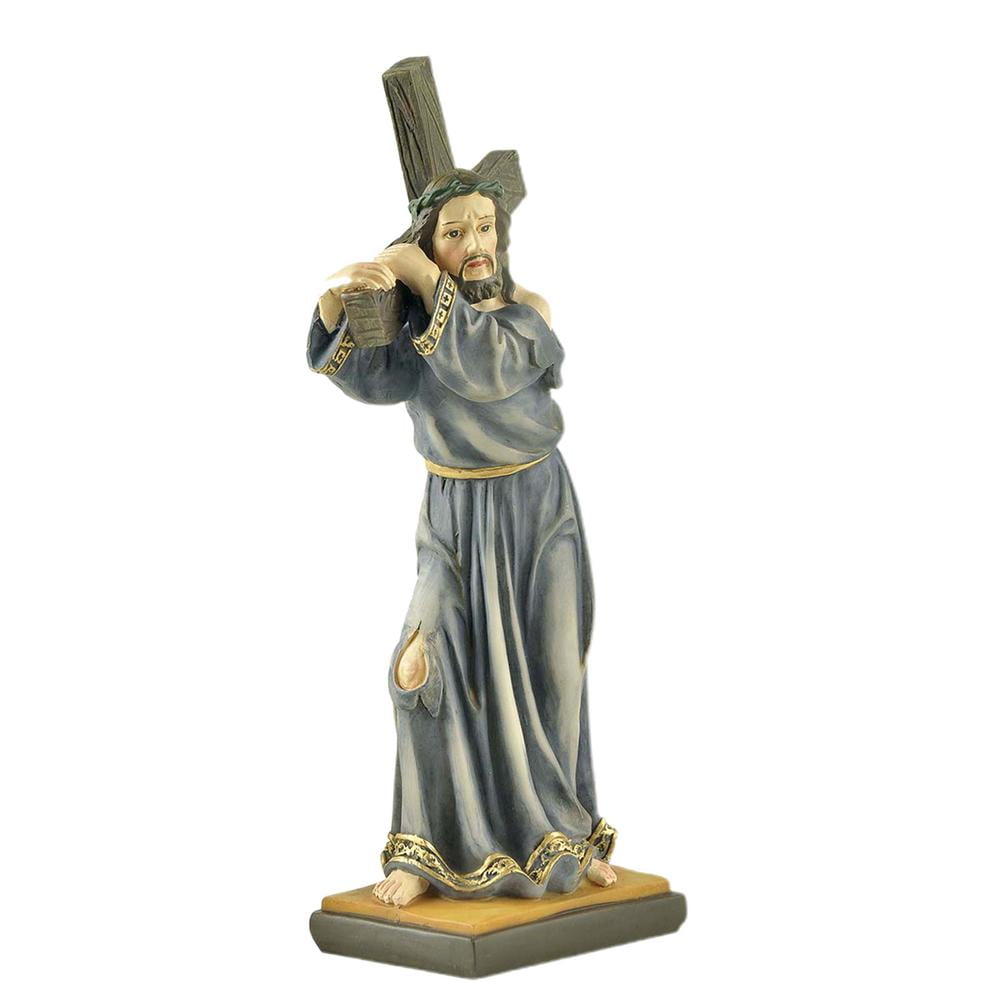 GoldCister Jesus Statue Small 5.31 Inches Religious Statues Resin ...