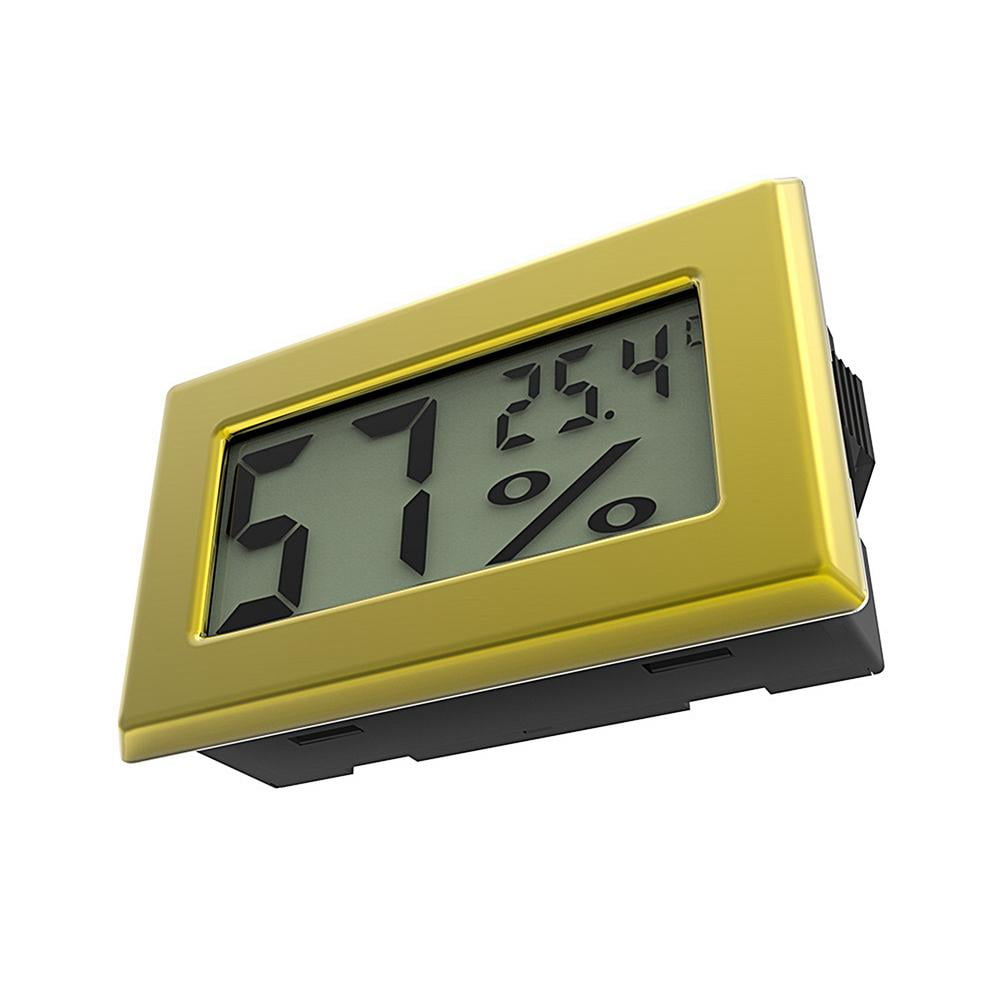 GoldCister Small Hygrometer Metal Hydrometer Humidity Meter Portable ...