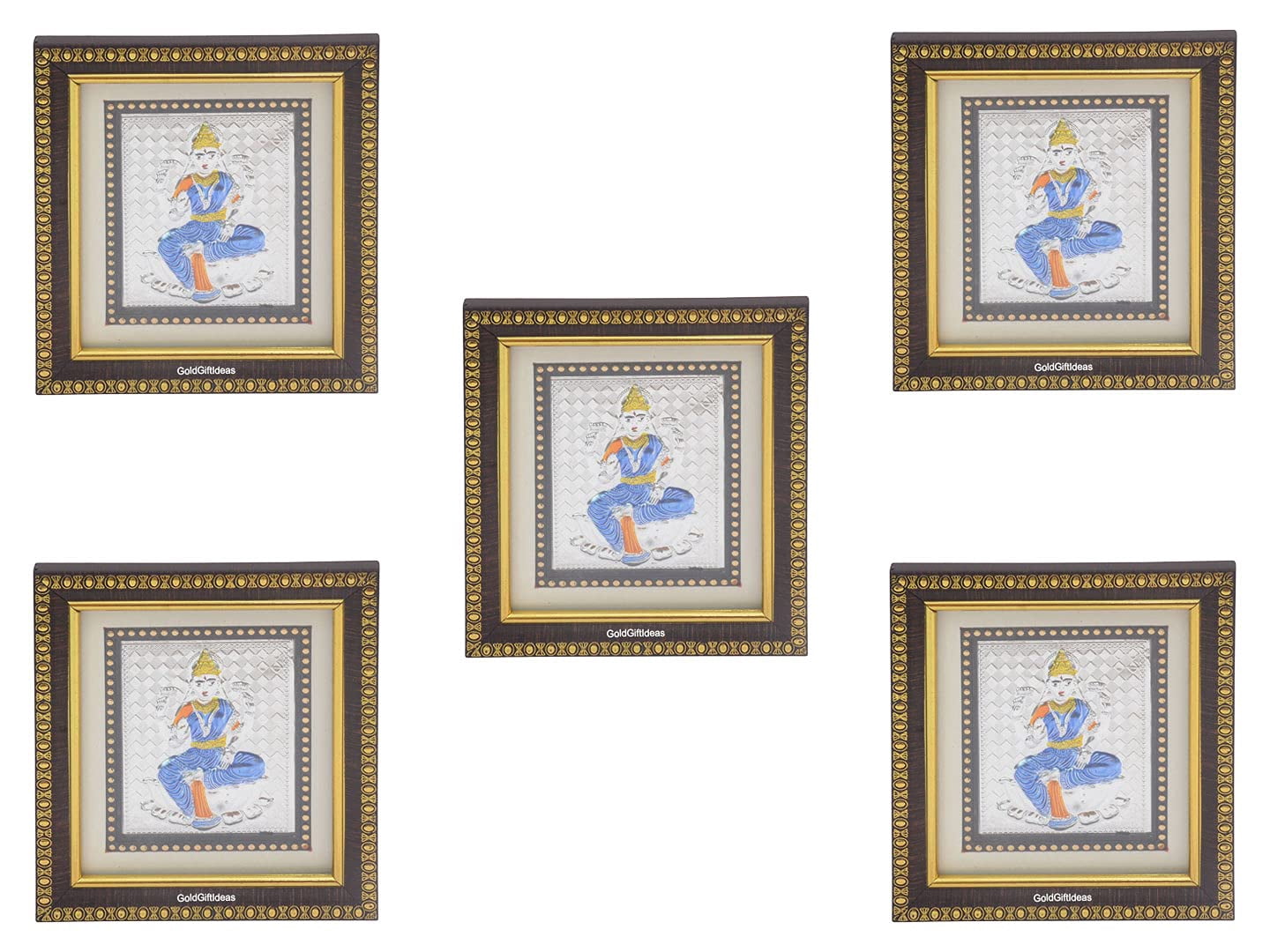 GoldGiftIdeas 999 Silver Maha Lakshmi Maa Photo Frame for Pooja, Return ...
