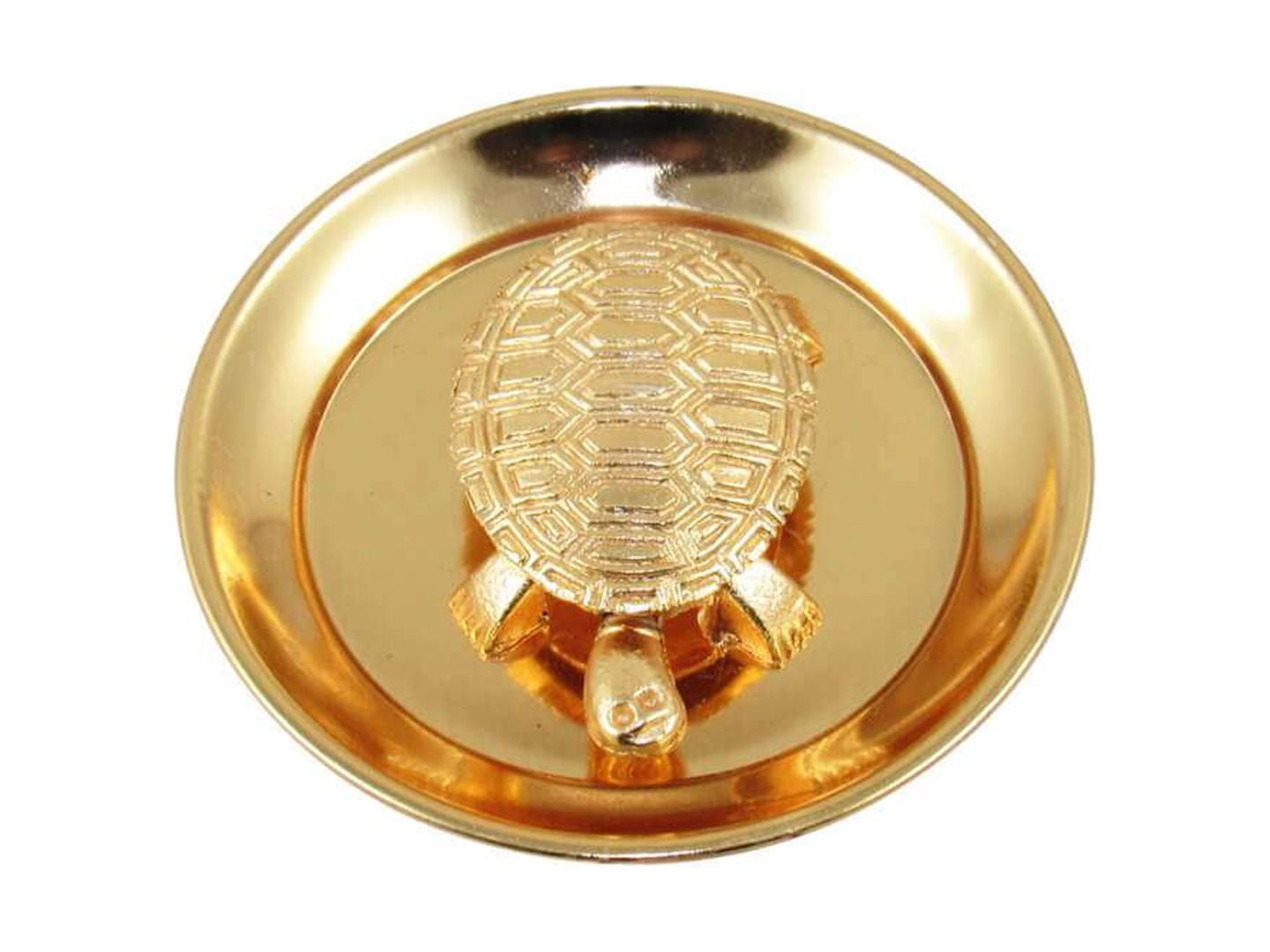 GoldGiftIdeas Gold Plated Tortoise Plate for Good Luck, Turtle for ...
