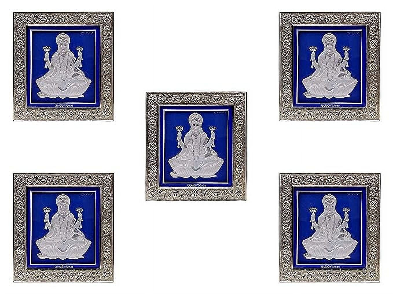 GoldGiftIdeas Pure Silver Akshaya Lakshmi Photo Frame for Gift, Goddess ...