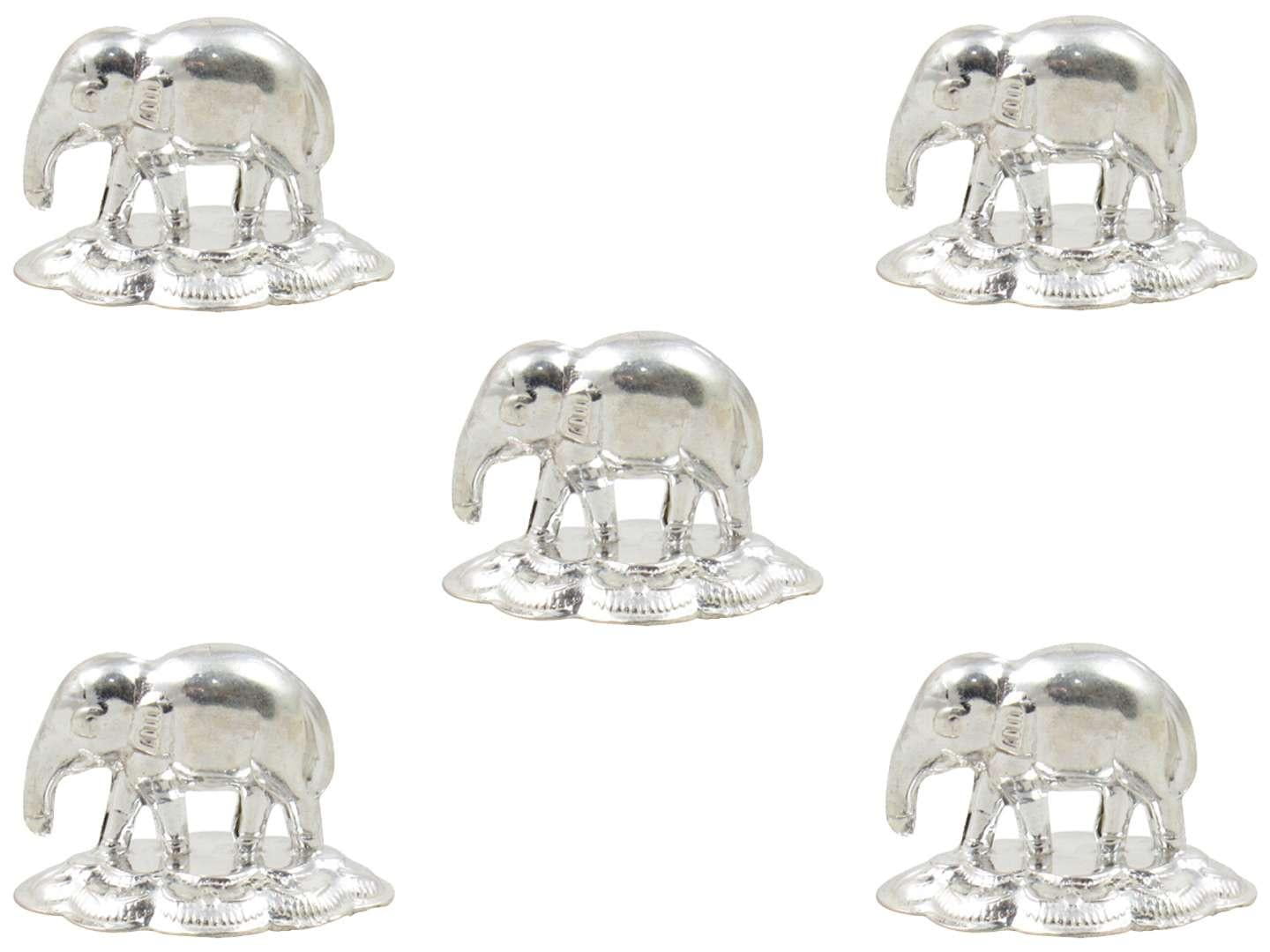 GoldGiftIdeas Pure Silver Elephant Statue for Gift, Return Gifts for ...
