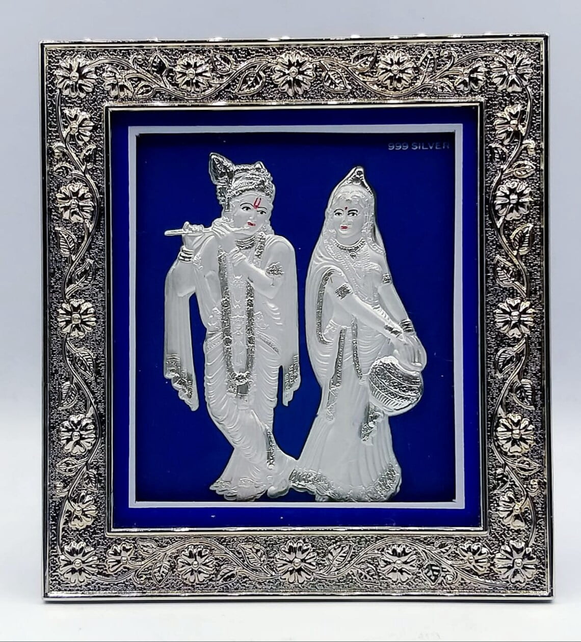 GoldGiftIdeas Pure Silver Radhe Krishna Photo Frame for Return Gifts ...