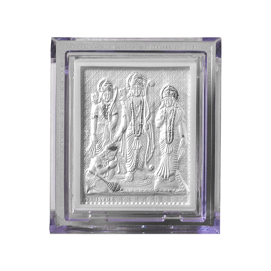 GoldGiftIdeas Pure Silver Ram Darbar Photo Frame for Gift, Silver Lord ...