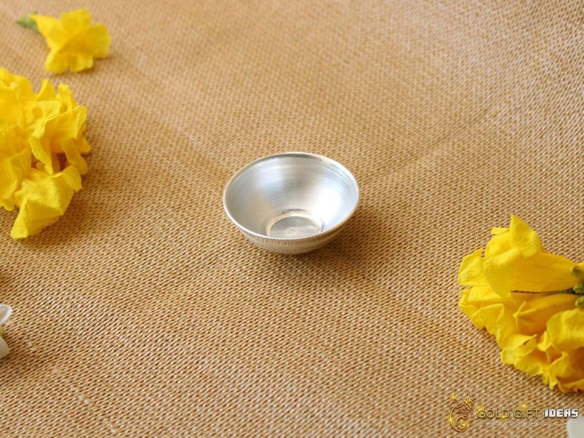 GoldGiftIdeas Pure Silver Shiny Bowl for Baby/Kids, Return Gifts for ...