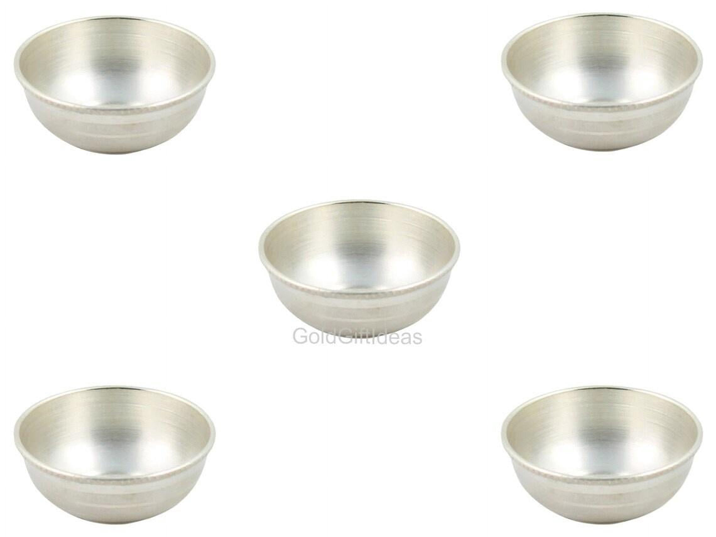GoldGiftIdeas Pure Silver Shiny Bowl for Baby/Kids, Return Gifts for ...