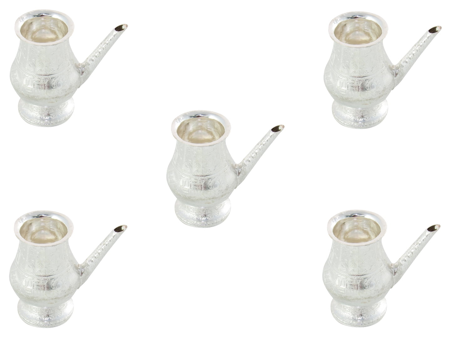 GoldGiftIdeas Silver Plated Loti Zari for Home Temple (Seva Zari ...