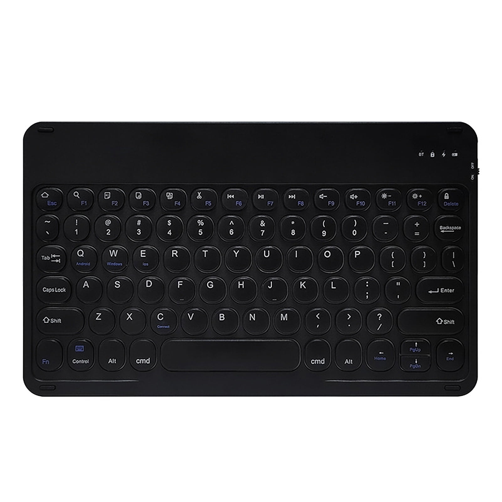 GoldHub 1 Set Tablet Keyboard Wireless Bluetooth-compatible Round Keys ...