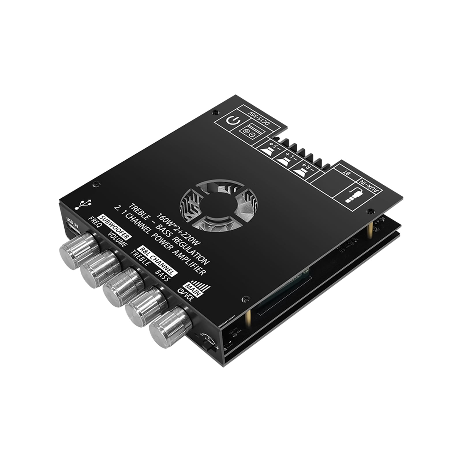 GoldHub 1 Set ZK HT21 Amplifier Module 2 1 Channel Bluetooth compatible ...