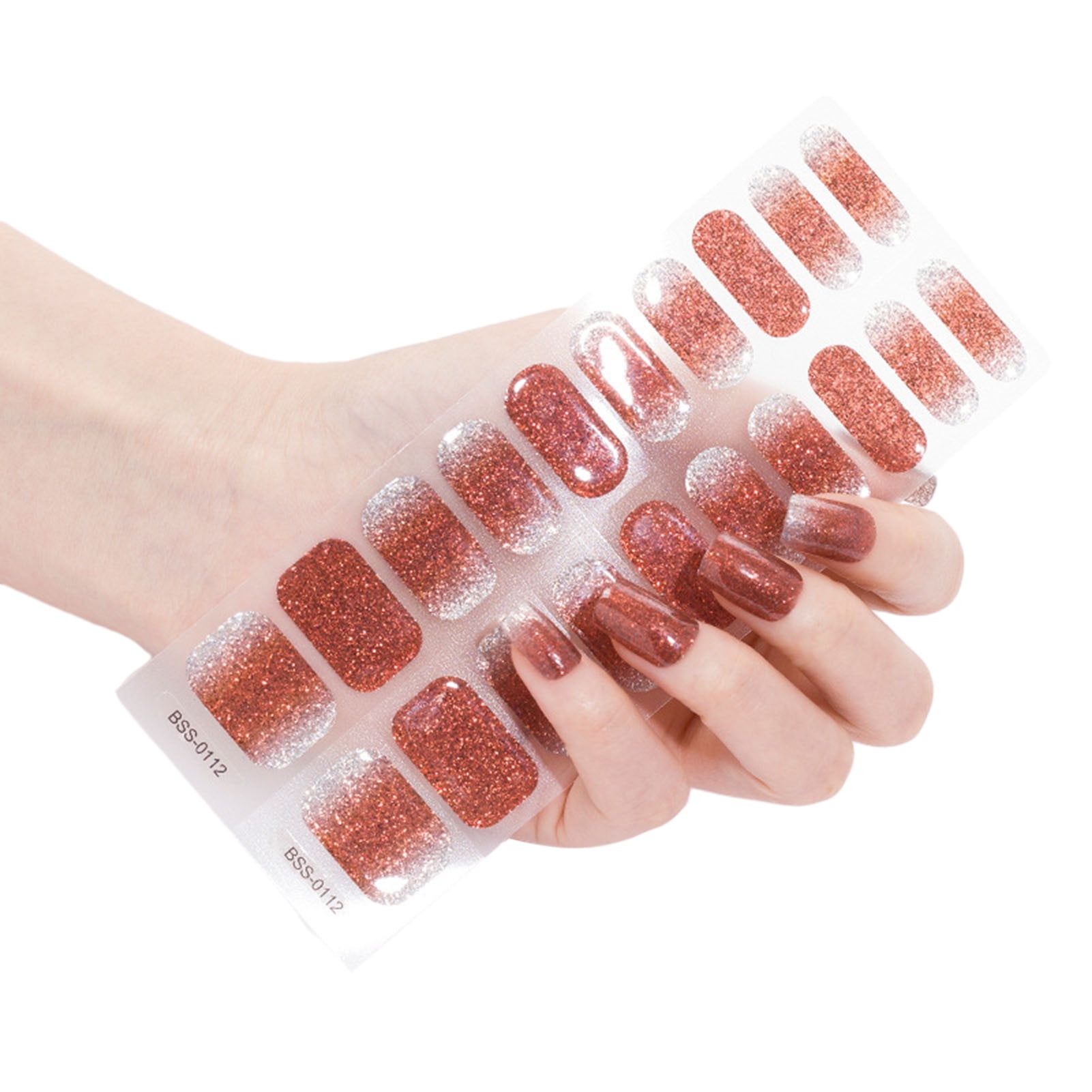GoldHub 1 Sheet Gel Nail Stickers Easy Application Quick Cure ... GoldHub 1 Sheet Gel Nail Stickers Easy Application Quick Cure ...