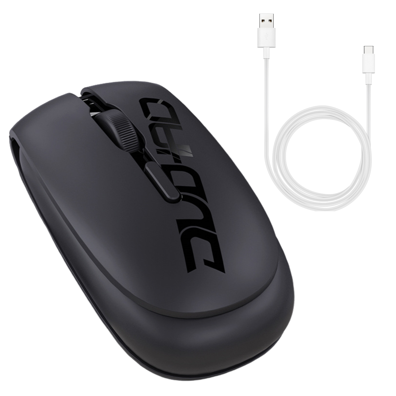 GoldHub 2.4G Wireless Mouse Ergonomics One-button Mute Mice 800/1200 ...