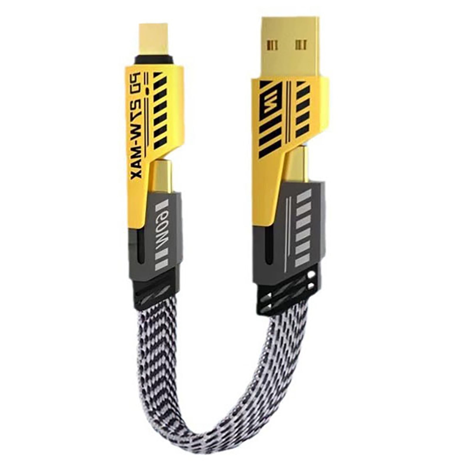 GoldHub 25/100/150/200CM 4-In-1 Charging Cable PD 65W USB Type-C 8Pin ...